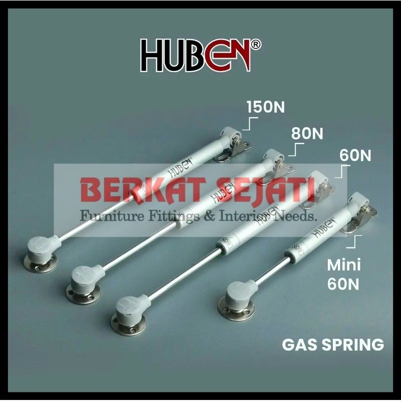 Jual Hidrolik Jok Motor Huben Gas Spring Huben GS 100 N / 150 N / 80 N ...