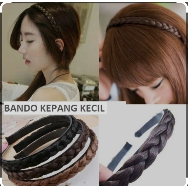 Jual bando kepang korea rambut kepang | Shopee Indonesia