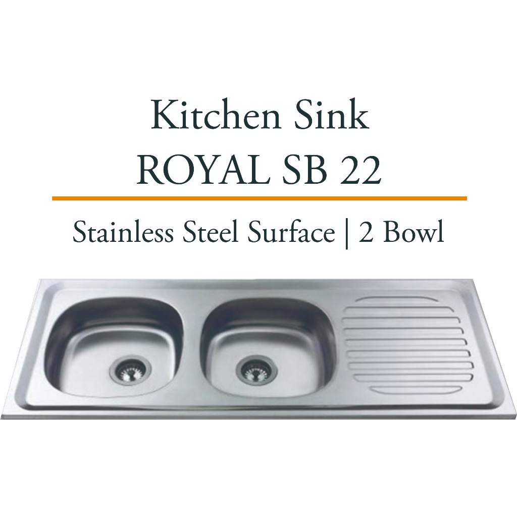 Jual Royal Kitchen Sink SB 22 | Bak Cuci Piring | Shopee Indonesia