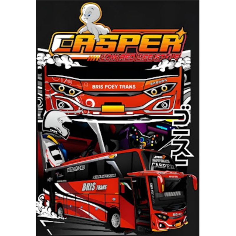 Jual STIKER BUS MANIA BASURI TELOLET CASPER | Shopee Indonesia