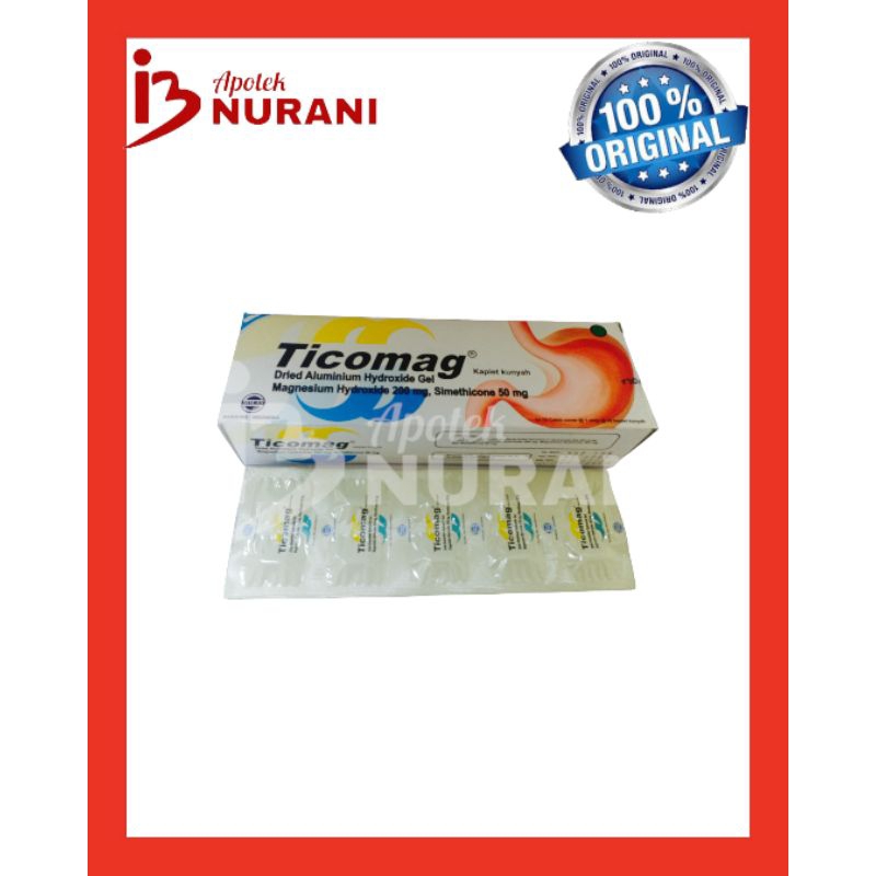 Jual TICOMAG KAPLET OBAT MAAG DAN NYERI LAMBUNG | Shopee Indonesia