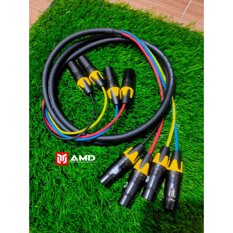 Jual kabel input 4 chanel lengkap 2 meter | Shopee Indonesia