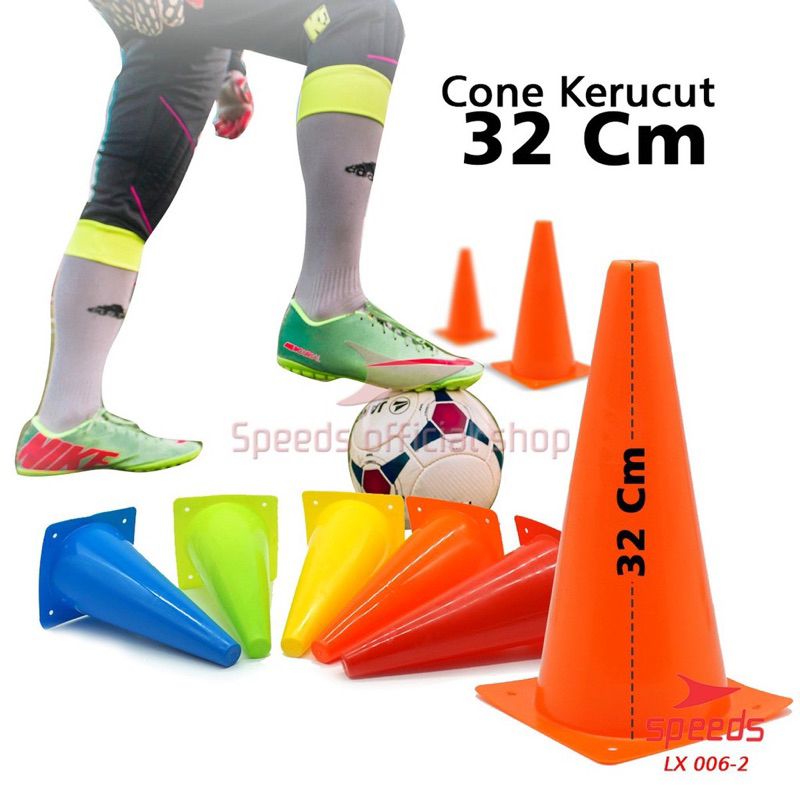 Jual Cone Kerucut 32cm Latihan Sepak Bola / Futsal | Shopee Indonesia
