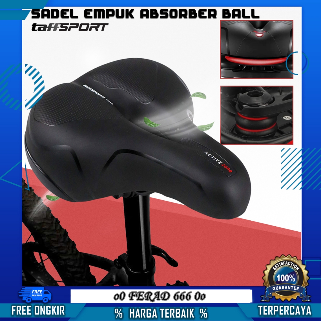Jual Sadel Jok Sepeda Empuk Bersuspensi dengan Ventilasi Udara | Shopee ...