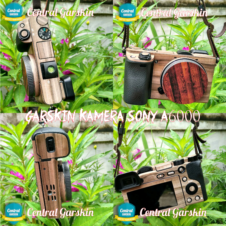 Jual COD Garskin Kamera Sony A6000 - WOOD FULL BODY BISA CUSTOM ...