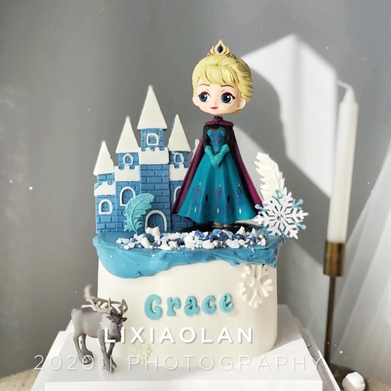 Jual Topper Princess Elsa No.1 Frozen Queen Dress Figure Pajangan ...