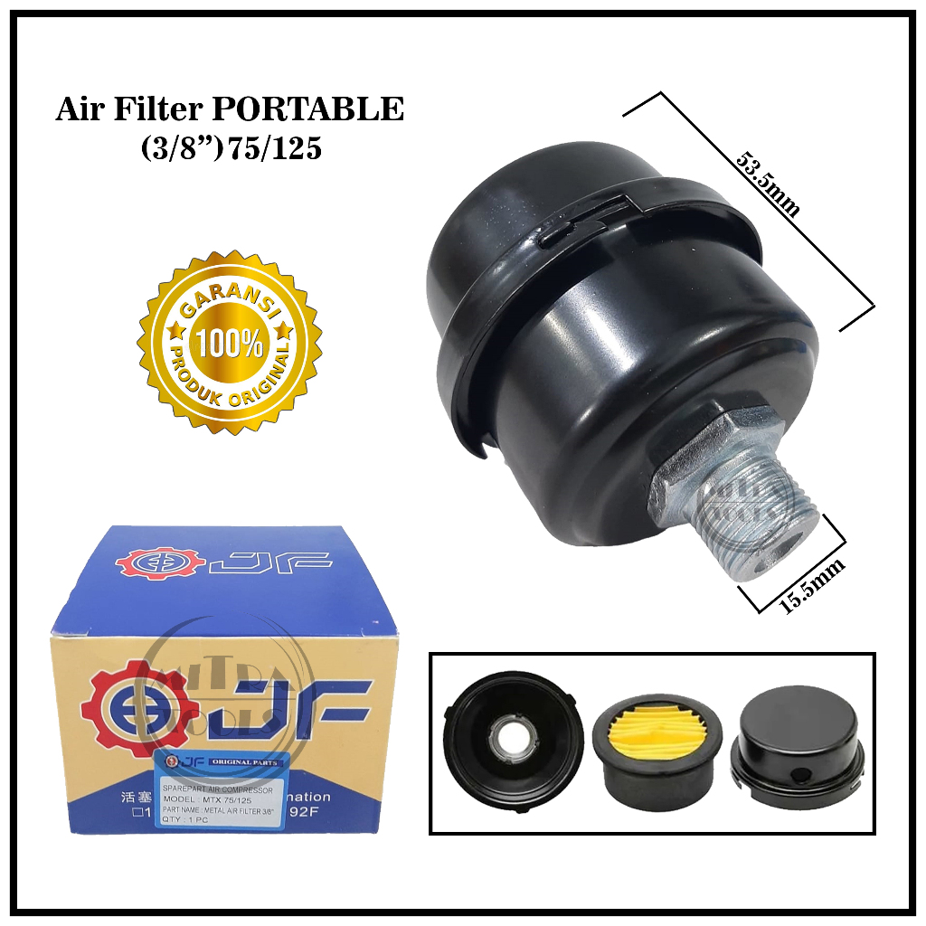 Jual Saringan Angin Kompresor Portabel Body Besi Air Filter Udara ...