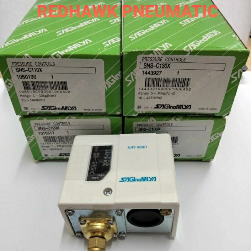 Jual Saginomiya SNS C103X / Pressure Switch Saginomiya SNS-C103X / SNS C103 | Shopee Indonesia