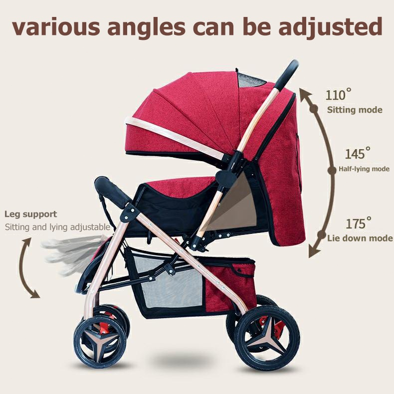 Jual Mmflight Stroller Bayi Lipat Travelling Stroller Baby 2 Arah ...