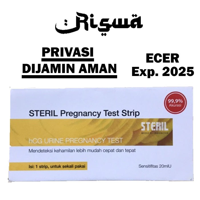 Jual Test Pack Kehamilan STERIL Alat Tes Tespek Akurat Sensitif Privasi ...