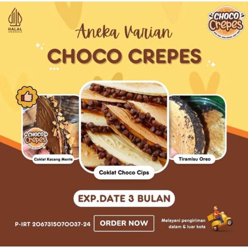 Jual Choco Crepes 5 Varian Rasa | Shopee Indonesia