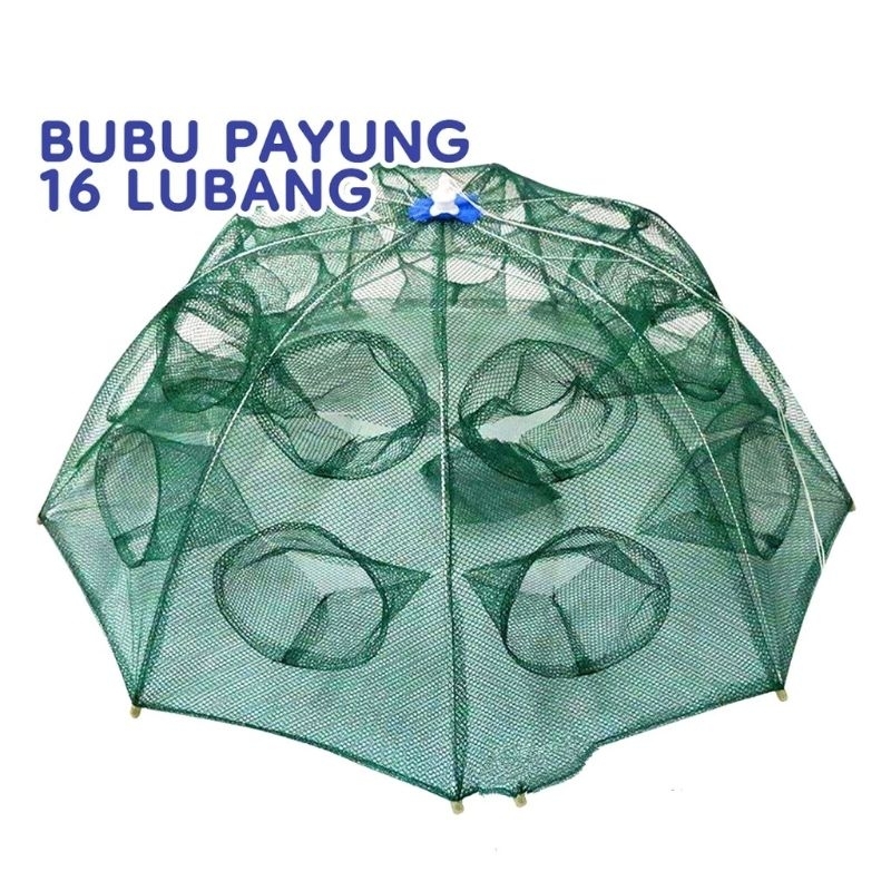 Jual bubu payung 16 lobang perangkat ikan udang lobster | Shopee Indonesia