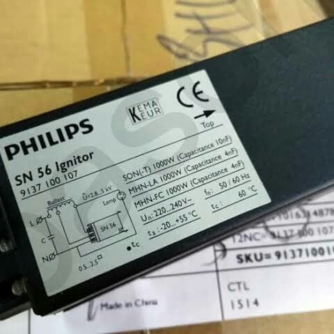 Jual Ignitor SN 56 Tipe Son-T / CDM/MH 1000 Watt 220V merk Philips | Shopee Indonesia