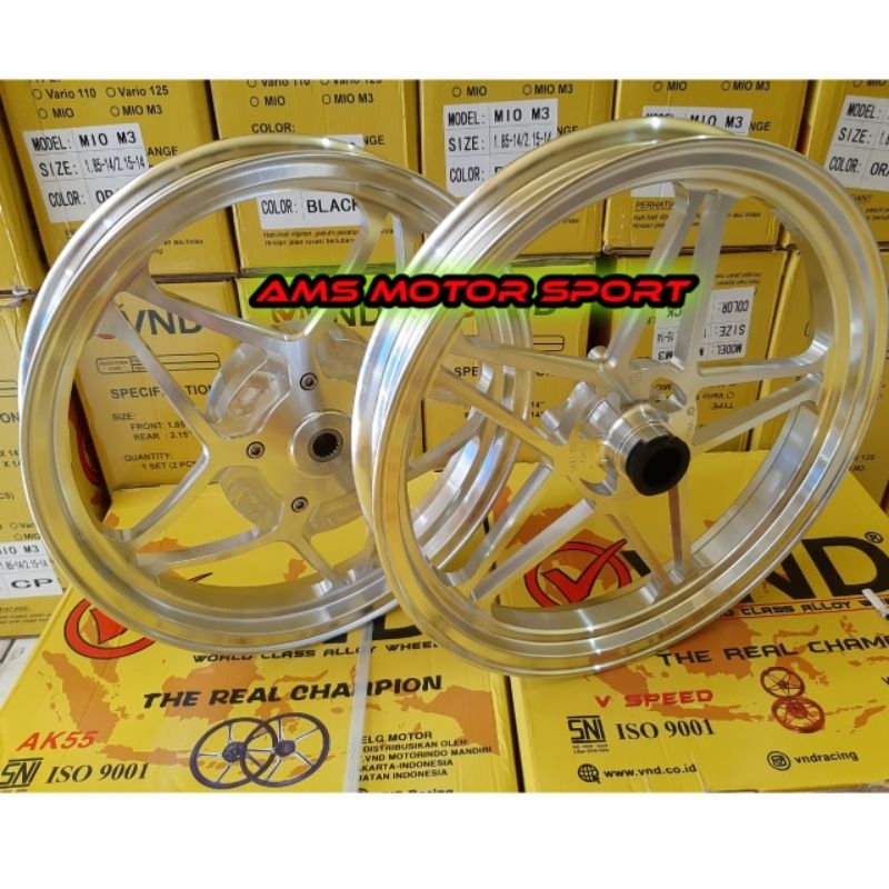 Jual PELEK VND V SPEED GEN 2 R-14 185x14 & 215x14 VARIO 125/150 /BEAT /SCOOPY/ GENIO | Shopee ...