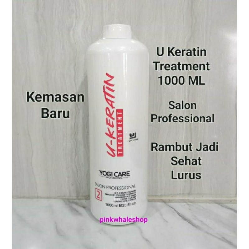 Jual *Kemasan Baru* 1000ml Keratin Pelurusan Rambut U Keratin Treatment ...