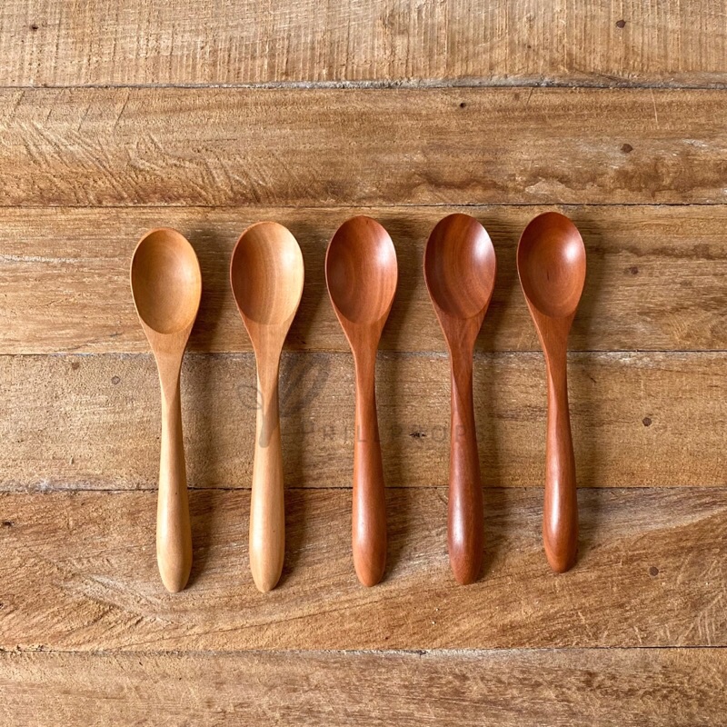 Jual JISHA - Sendok Teh Kayu, Sendok Bayi Kayu | Shopee Indonesia