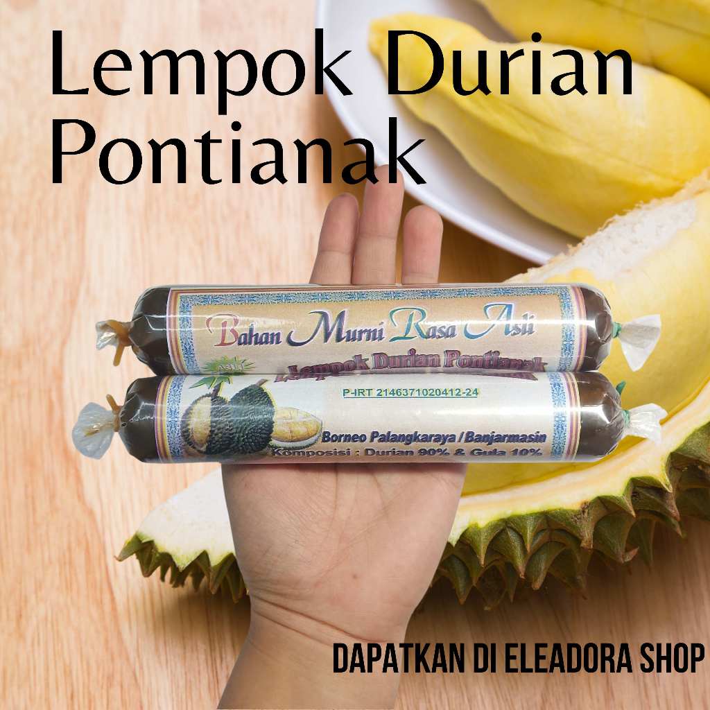 Jual Lempok Durian Pontianak - Dodol Durian Khas Kalimantan | Shopee ...