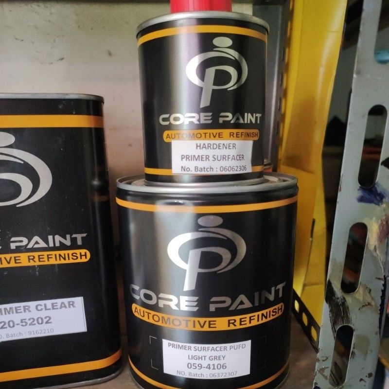 Jual Epoxy Peimer Surfacer Light Gray Core Paint 1.L | Shopee Indonesia