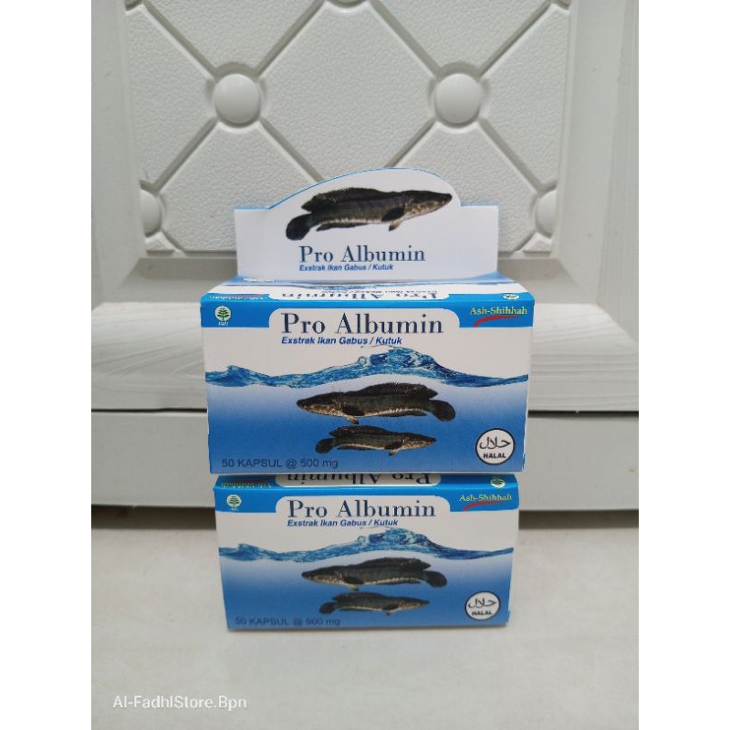 Jual Pro albumin kapsul kutuk ekstrak ikan gabus | Shopee Indonesia