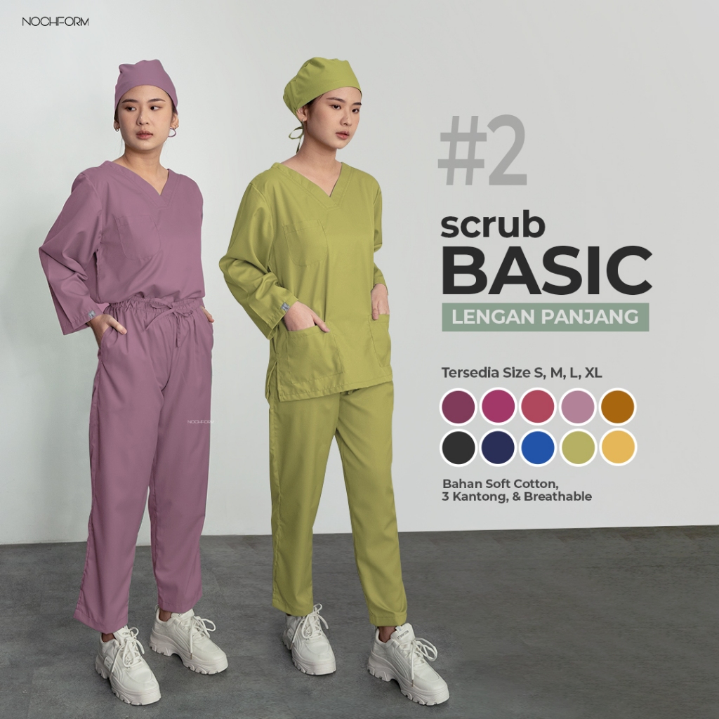Jual NOCHFORM (VOL 2) Doctor’s Scrub/ Set Baju Celana Jaga OKA / Baju ...