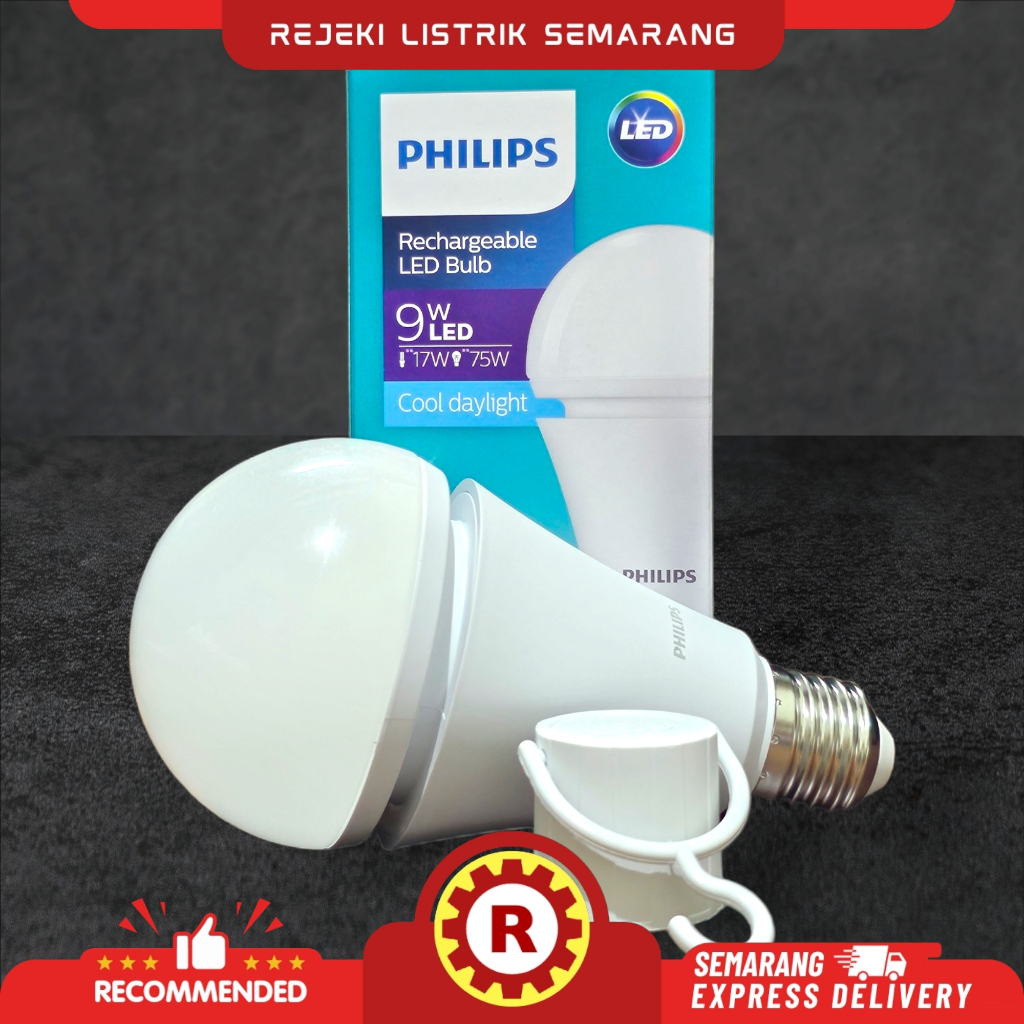 Jual LED EMERGENCY PHILIPS 9W LAMPU LED EMERGENCY DENGAN BATERAI ...