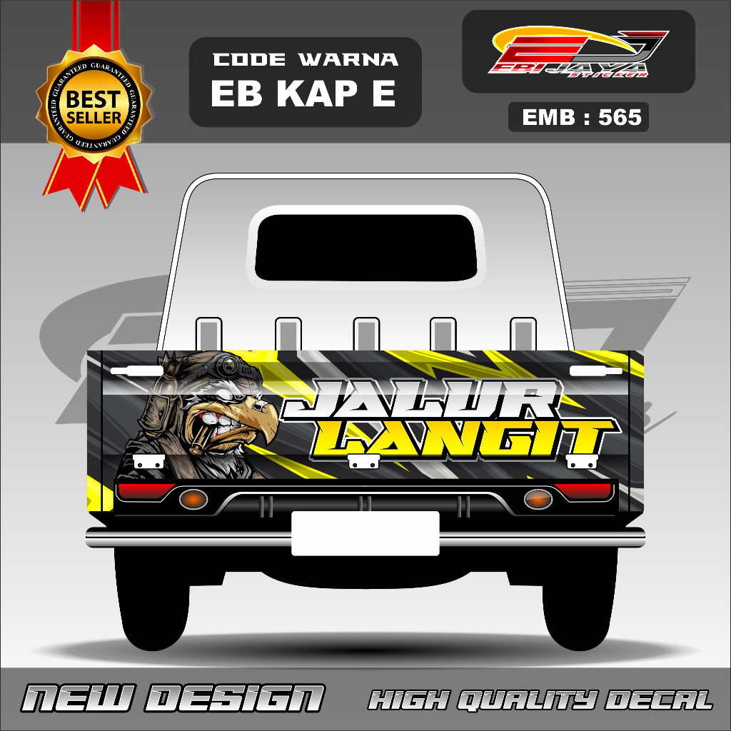 Jual STIKER DECAL BAK BELAKANG PICK UP FREE CUSTOM TULISAN-STICKER ...