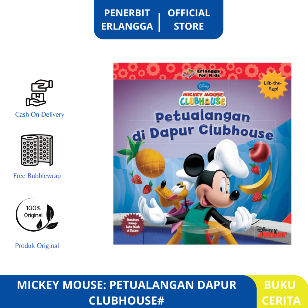 Jual [Erlangga Official] Buku Cerita Anak Bergambar: Mickey Mouse ...