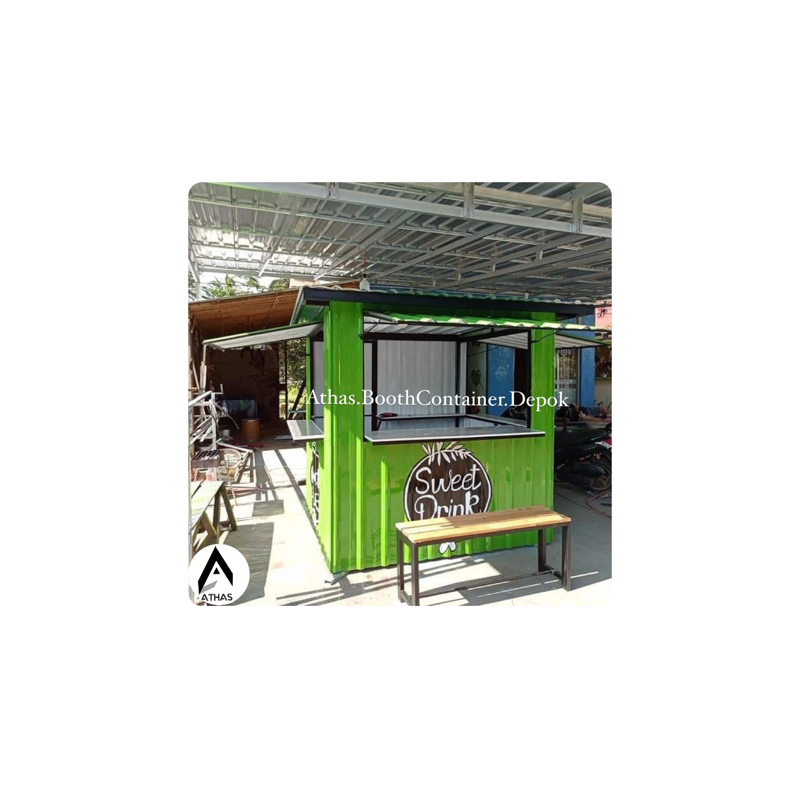 Jual Booth Container Bisnis | Jualan Cemilan & Minuman | Lebih Praktis ...