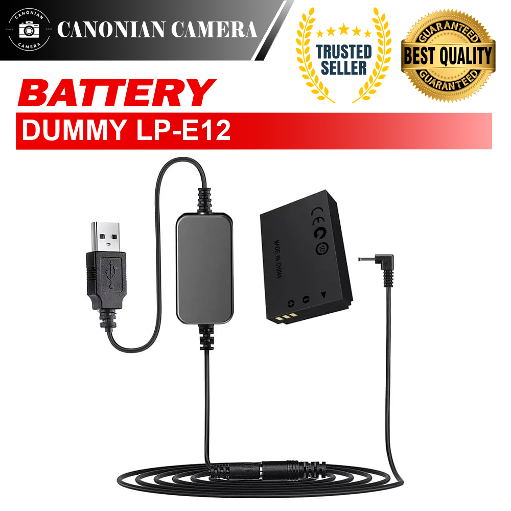Jual Battery Baterai Batre Dummy LP-E12 untuk Canon EOS M M2 M10 M50 ...