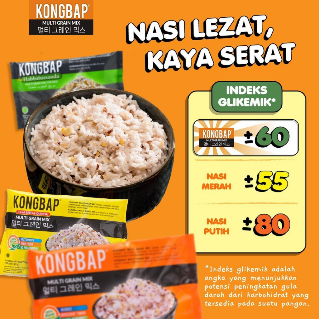 Jual Kongbap 1KG Multigrain Mix Beras Sehat Korea Halal Organik 1 Kg ...