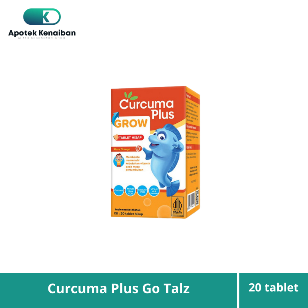 Jual CURCUMA PLUS GO TALZ MULTIVITAMIN & PENAMBAH NAFSU MAKAN ANAK ...