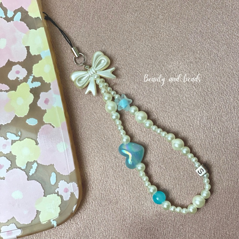 Jual Strap Handphone Mermaid aesthetic bisa (custom inisial) | Shopee ...