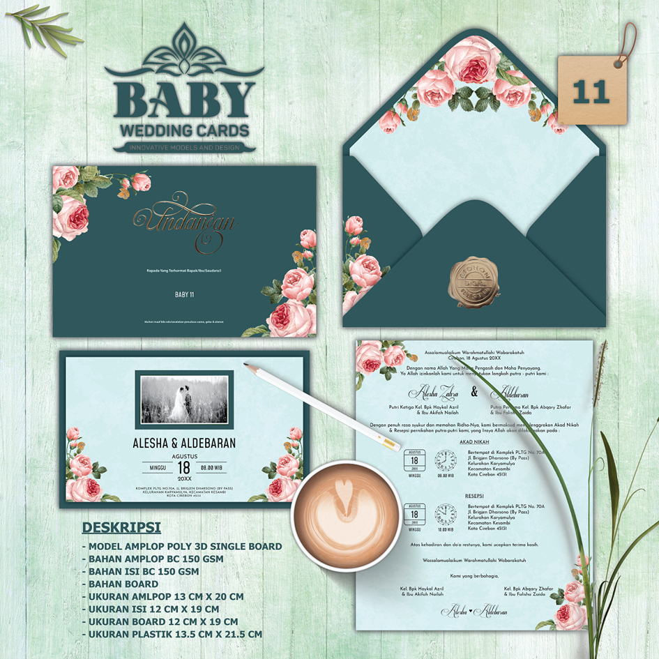 Jual BLANGKO UNDANGAN BABY 11 | Shopee Indonesia