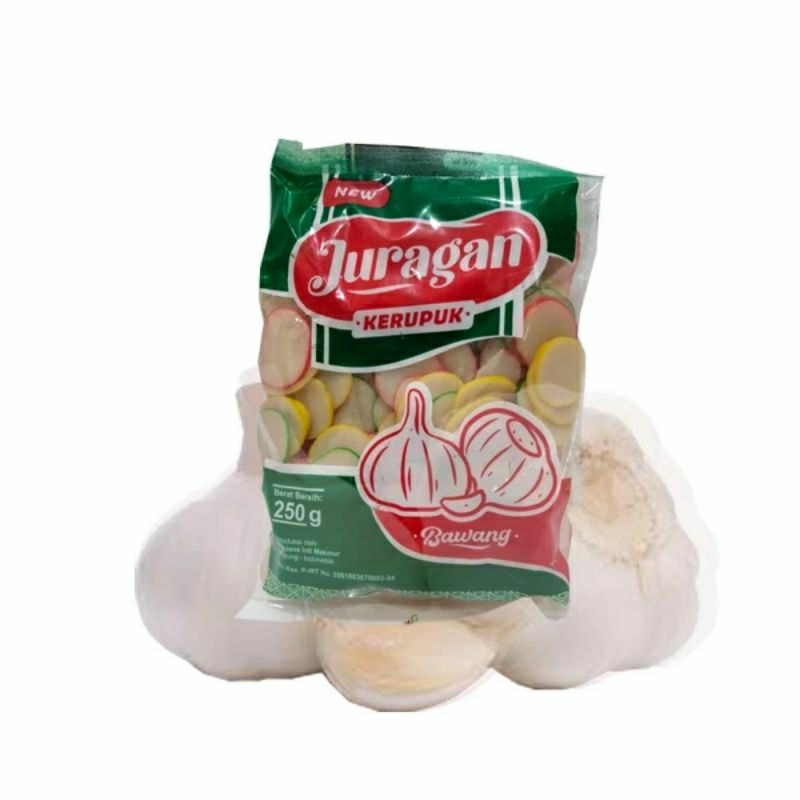 Jual Juragan Krupuk Mentah Bawang 250gr Kerupuk Juragan | Shopee Indonesia