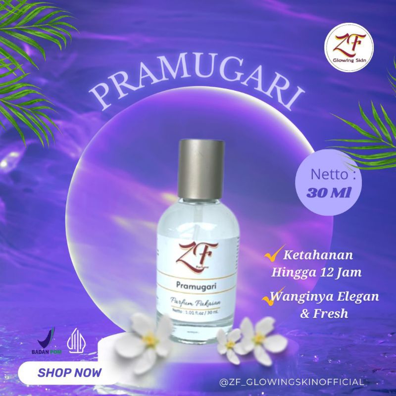 Jual ZF PARFUME || PRAMUGARI || Sweet, Fresh, Jasmine, Green Tea || 100 ...