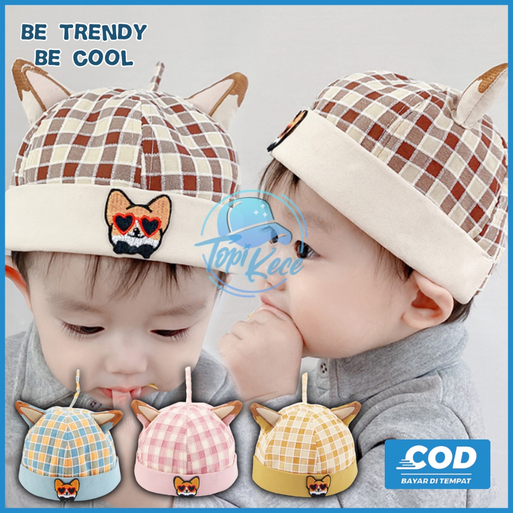 Jual Topi Bayi Laki laki 6 12 Bulan Perempuan Karakter Kuping Hewan ...