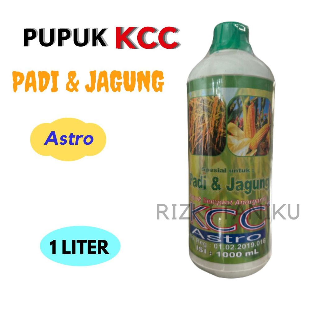 Jual Pupuk Cair kcc astro padi dan jagung kemasan 1 liter | Shopee Indonesia