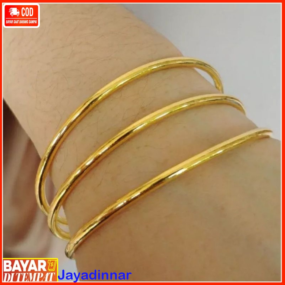 Jual 3 pcs gelang emas asli dapat surat dari toko | Shopee Indonesia
