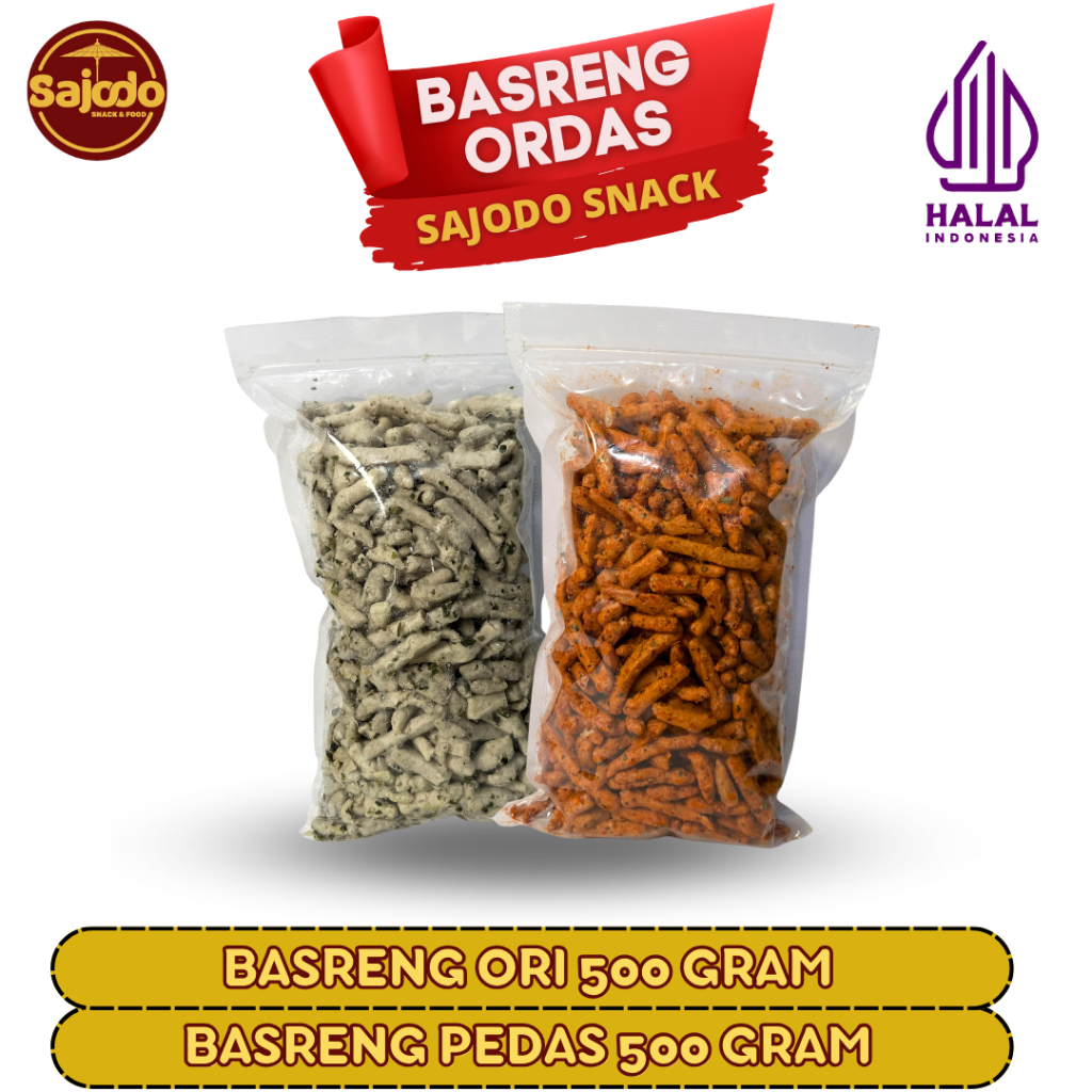 Jual BASRENG ORDAS ( ORI 500gram, PEDAS 500gram) SAJODO | Shopee Indonesia