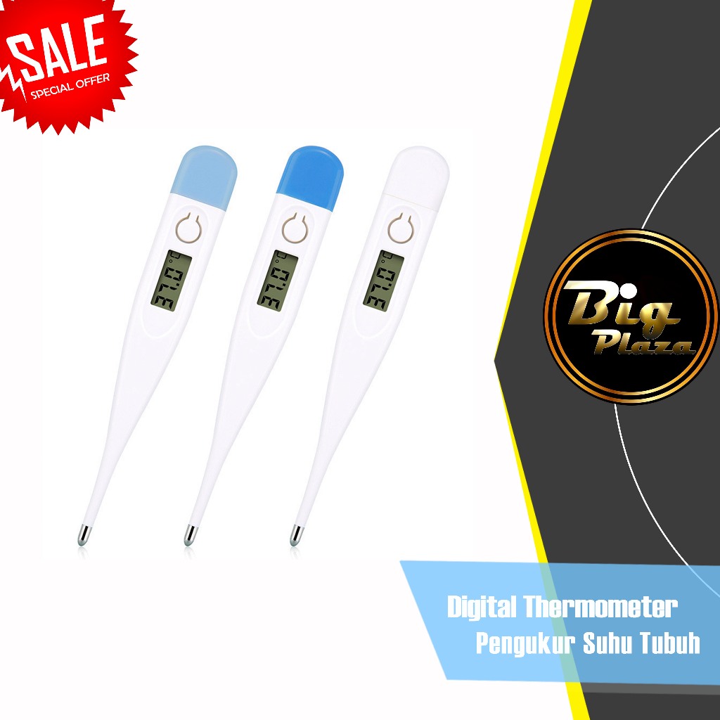 Jual Digital Thermometer Pengukur Suhu Tubuh Badan Termometer Digital ...