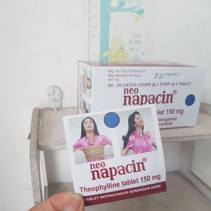 Jual NEO NAPACIN strip 4 tablet untuk asma sesak napas | Shopee Indonesia