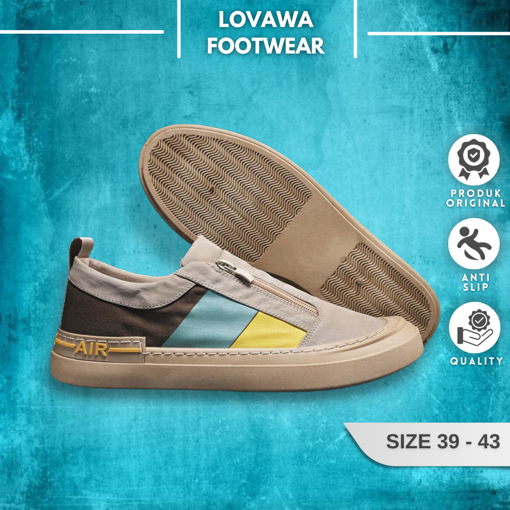 Jual SEPATU TREN KASUAL PRIA WANITA SLIP ON ORIGINAL KOREA FASHION ...