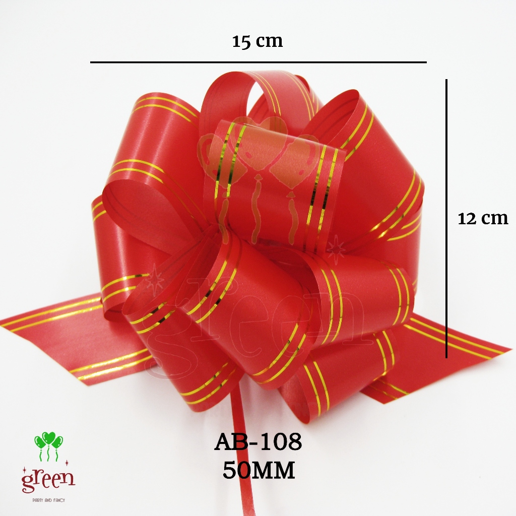 Jual Pita tarik 50 mm Pita serut bunga pita tarik bunga pita tarik ...