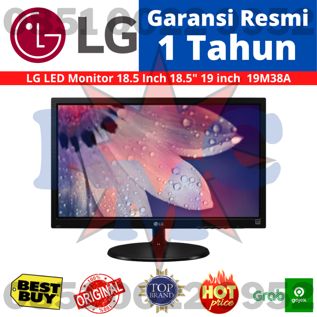 Jual LG LED MONITOR 18.5 Inch 18.5" 19 inch 19" 18.5inch 19inch 19M38A ...