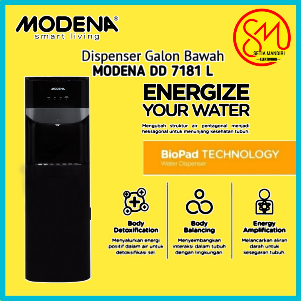 Jual MODENA SALUTARE - DD 7181 L / DD7181L Dispenser Galon Bawah ...