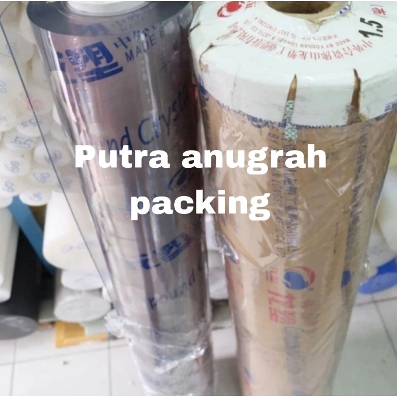 Jual PVC Plastik Mika Lentur transparan bening 3mm x 120cm x 1roll | Shopee Indonesia