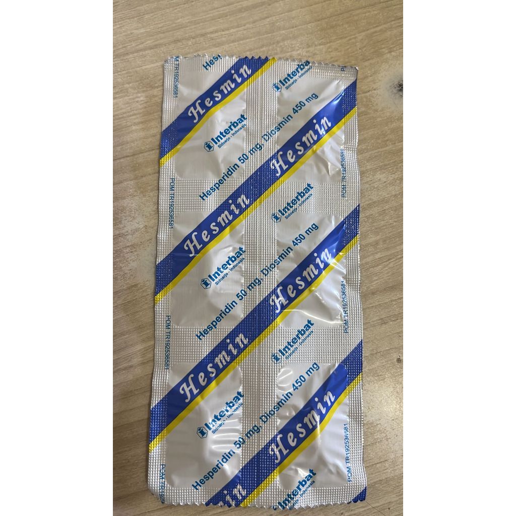 Jual HESMIN KAPSUL- MEMBANTU MERINGANKAN GEJALA WASIR (1 STRIP @6 ...