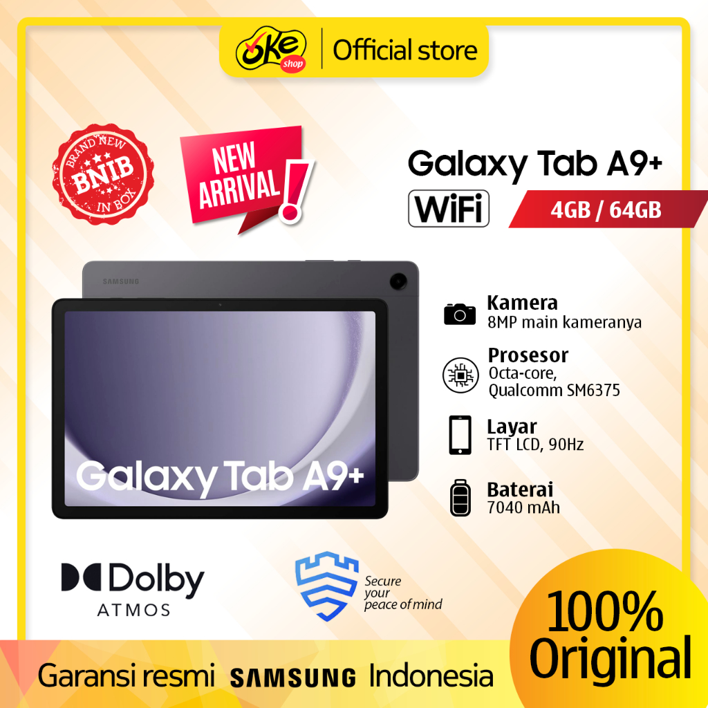 Jual Samsung Galaxy Tab A9 Plus Wifi 4/64GB Garansi Resmi | Shopee Indonesia