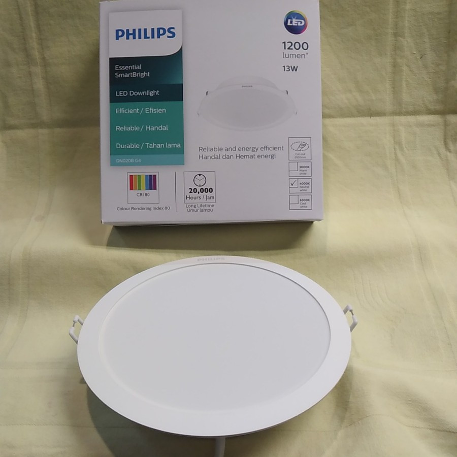 Jual Philips Downlight LED DN020B G3 4.5W 10.5W 14W 18W 23W sinar 6000K | Shopee Indonesia