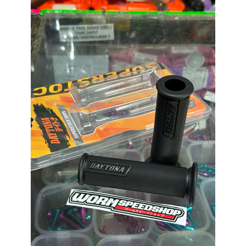 Jual HANDGRIP DAYTONA HITAM POLOS UNIVERSAL | Shopee Indonesia